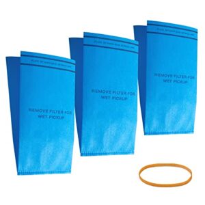 3 pack ws01025f2 vf2000 vacuum bag filter compatible with workshop vacuums select 2-1/2-gallon to 5-gallon shop vacuum cleaners with 1 retaining bands