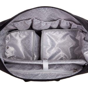 Sarah Wells Lizzy Breast Pump Bag - Compatible with Spectra, Medela, and More - Insulated Cooler Pocket (Black)