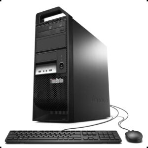 lenovo thinkstation tower desktop pc computer package, intel quad core i5-3550 up to 3.7ghz, 16g ddr3, 256g ssd, dvd, mouse, keyboard, usb 3.0, dp, vga, windows 10 pro 64 bit-multi-language (renewed)