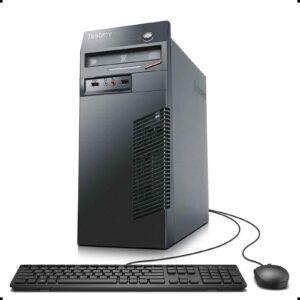 lenovo thinkcentre m73 tower desktop pc computer workstation, intel quad core i5-4570 3.2ghz, 16g ddr3, 256g ssd, dvd, usb 3.0, vga, dp, mouse, keyboard, windows 10 pro 64 bit-multi-language (renewed)