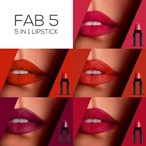 RENEE Fab 5 5-In-1 Lipstick, 7.5gm