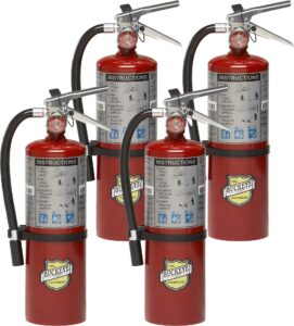 buckeye 5 hi sa40 abc 10914 fire extinguisher, pack of 4