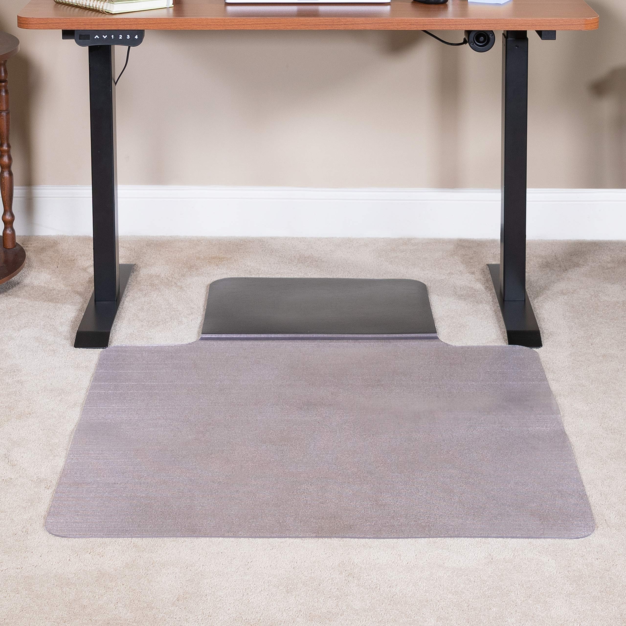 BizChair Ergonomic Sit or Stand Chair Mat with Hinged Cushioned Mat - Anti-Fatigue Mat