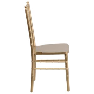 BizChair Gold Wood Chiavari Chair