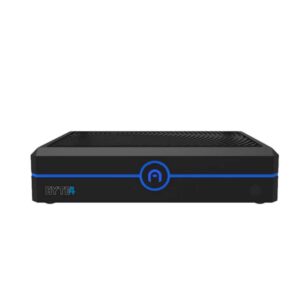 azulle byte4 essential fanless mini desktop pc 4gb/64gb - business & home powerful portable computer, wifi, ethernet port, windows 10 pro, media center