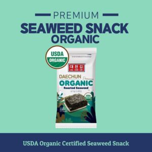 Organic DAECHUN(Choi's1) Seaweed Snacks, 20 Pack, Original, Product of Korea Premium Great