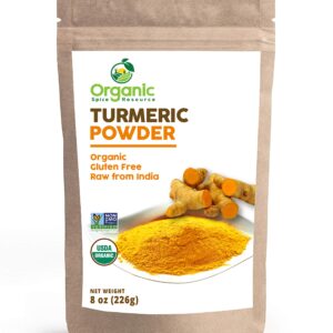 Organic Spice Resource Turmeric Root Powder, 8 oz (226 g)