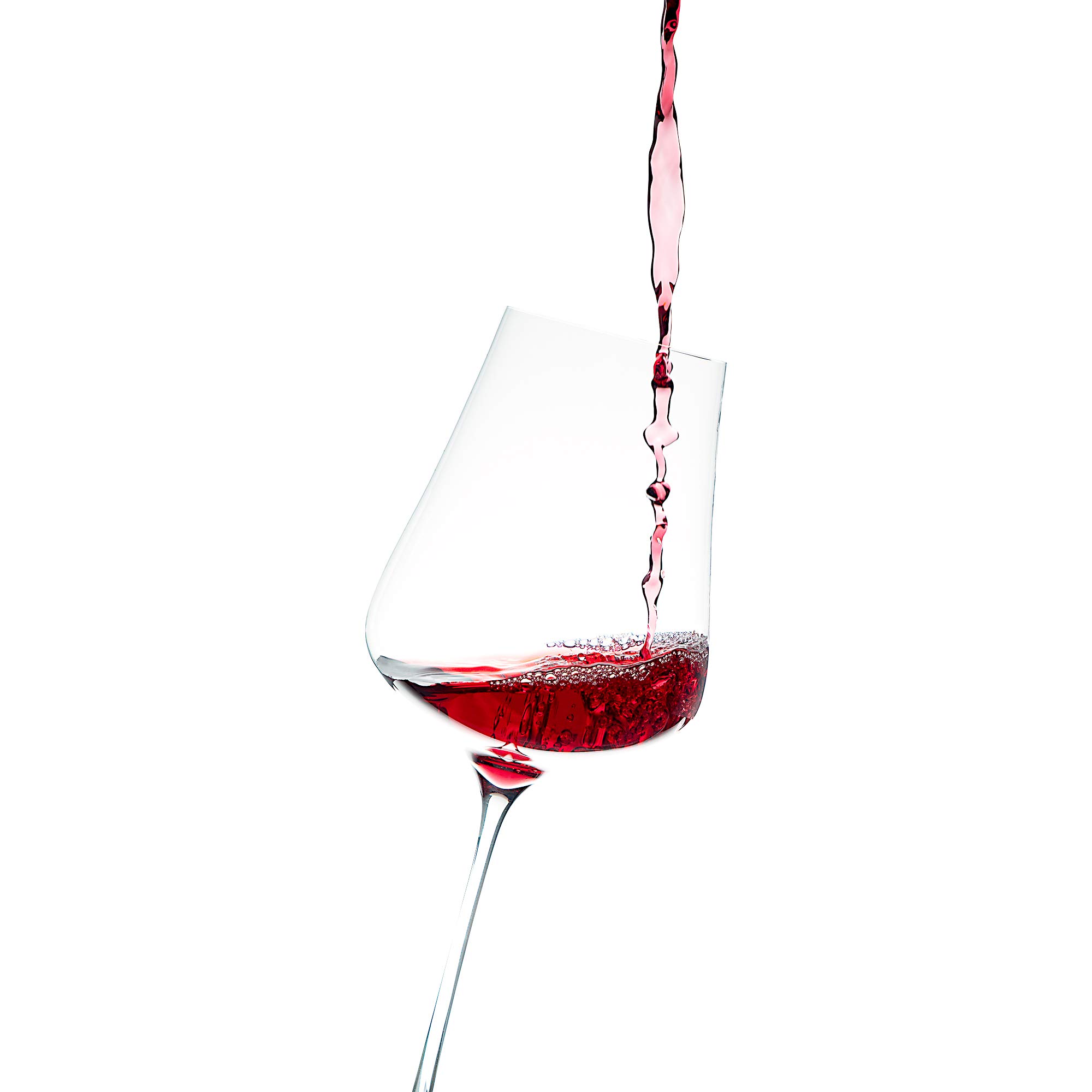 Grassl Liberté Wine Glass, Set of 2 Mouth-Blown Crystal Universal Wine Glasses for all Red and White Wine Types