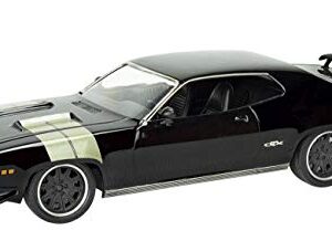 RMX Revell 85-4477 Fast & Furious Dom's 1971 Plymouth GTX 1:24 Scale 87-Piece Skill Level 4 Model Car Building Kit, Clear,White