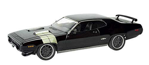 RMX Revell 85-4477 Fast & Furious Dom's 1971 Plymouth GTX 1:24 Scale 87-Piece Skill Level 4 Model Car Building Kit, Clear,White