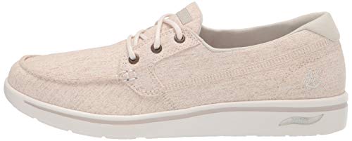 Skechers womens Arch Fit Uplift - Equator Boat Shoe, Taupe, 8 US