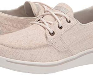 Skechers womens Arch Fit Uplift - Equator Boat Shoe, Taupe, 8 US