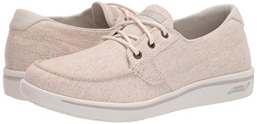 Skechers womens Arch Fit Uplift - Equator Boat Shoe, Taupe, 8 US