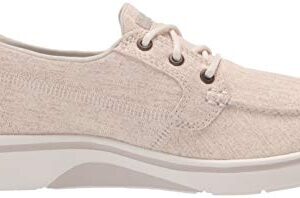 Skechers womens Arch Fit Uplift - Equator Boat Shoe, Taupe, 8 US