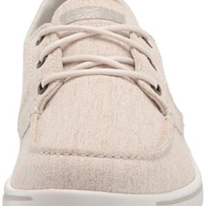 Skechers womens Arch Fit Uplift - Equator Boat Shoe, Taupe, 8 US