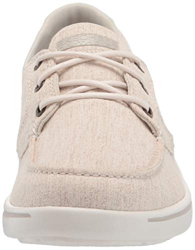 Skechers womens Arch Fit Uplift - Equator Boat Shoe, Taupe, 8 US