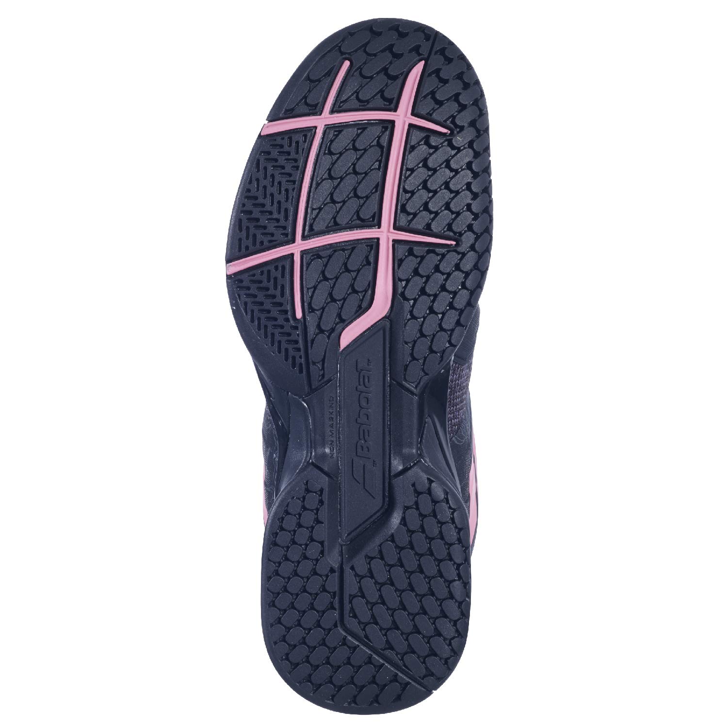 Babolat Women's Propulse Blast All Court Tennis Shoes, Black/Geranium Pink (US Size 7)