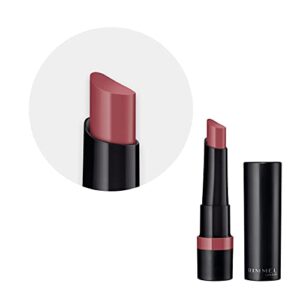 Rimmel Lasting Finish Matte Lipstick - All-Day Intense Lip Color with Exclusive Ruby and Diamond Complex - 220 Mauve Bliss, .14oz