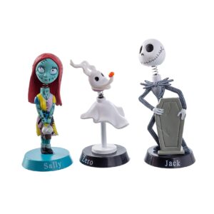 Nightmare Before Christmas Jack Skeleton 6 Piece Birthday Cake Topper Set Featuring 2" Figure Set