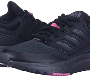 adidas Women's EQ21 Run Cold.RDY Shoe, Carbon/Rose Tone/Black, 7