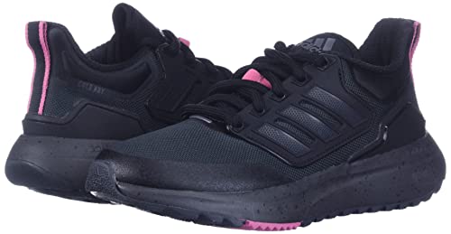 adidas Women's EQ21 Run Cold.RDY Shoe, Carbon/Rose Tone/Black, 7