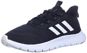 adidas women's vario sport running shoe, black/white/grey, 7.5