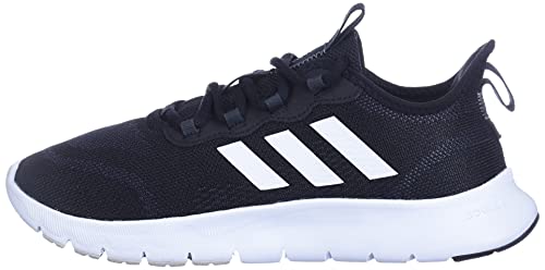 adidas Women's Vario Sport Running Shoe, Black/White/Grey, 7.5