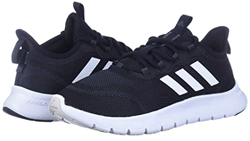 adidas Women's Vario Sport Running Shoe, Black/White/Grey, 7.5