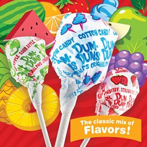 Dum Dums Lollipops Hard Candy Suckers 3.5 Oz. Bag, 3-Pack, 42 Pops Total (Original Mix)