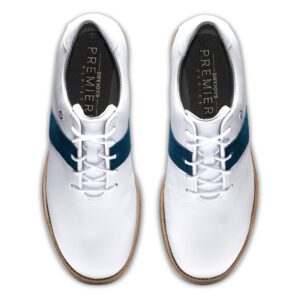 FootJoy Women's Premiere Series Previous Season Style Golf Shoe, White/Blue, 7