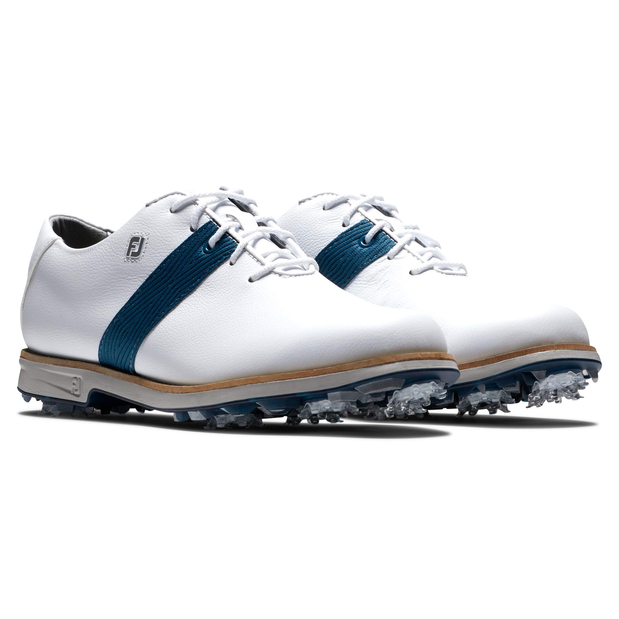 FootJoy Women's Premiere Series Previous Season Style Golf Shoe, White/Blue, 7