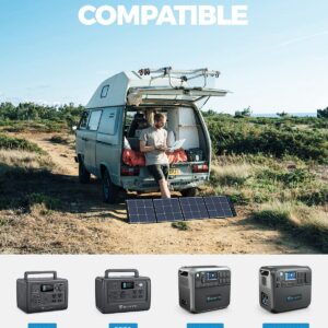 BLUETTI SP120 120W Solar Panel for AC200P/EB70/AC50S/EB150/EB240 Solar Generator,Portable Foldable Solar Panel for Outdoors Camping Vanlife Off Grid