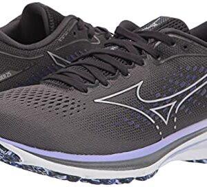 Mizuno Women's Wave Rider 25 | neutral Support Running Shoe |Eco Friendly Materials | Blackened Pearl | US 8.5