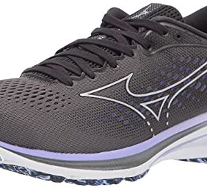 Mizuno Women's Wave Rider 25 | neutral Support Running Shoe |Eco Friendly Materials | Blackened Pearl | US 8.5