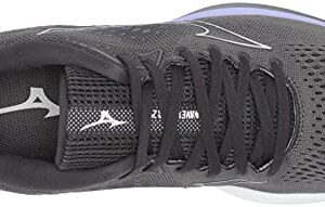 Mizuno Women's Wave Rider 25 | neutral Support Running Shoe |Eco Friendly Materials | Blackened Pearl | US 8.5