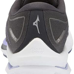 Mizuno Women's Wave Rider 25 | neutral Support Running Shoe |Eco Friendly Materials | Blackened Pearl | US 8.5