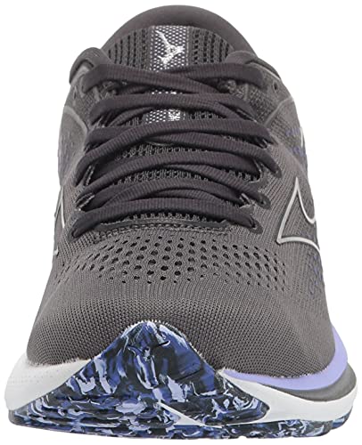 Mizuno Women's Wave Rider 25 | neutral Support Running Shoe |Eco Friendly Materials | Blackened Pearl | US 8.5