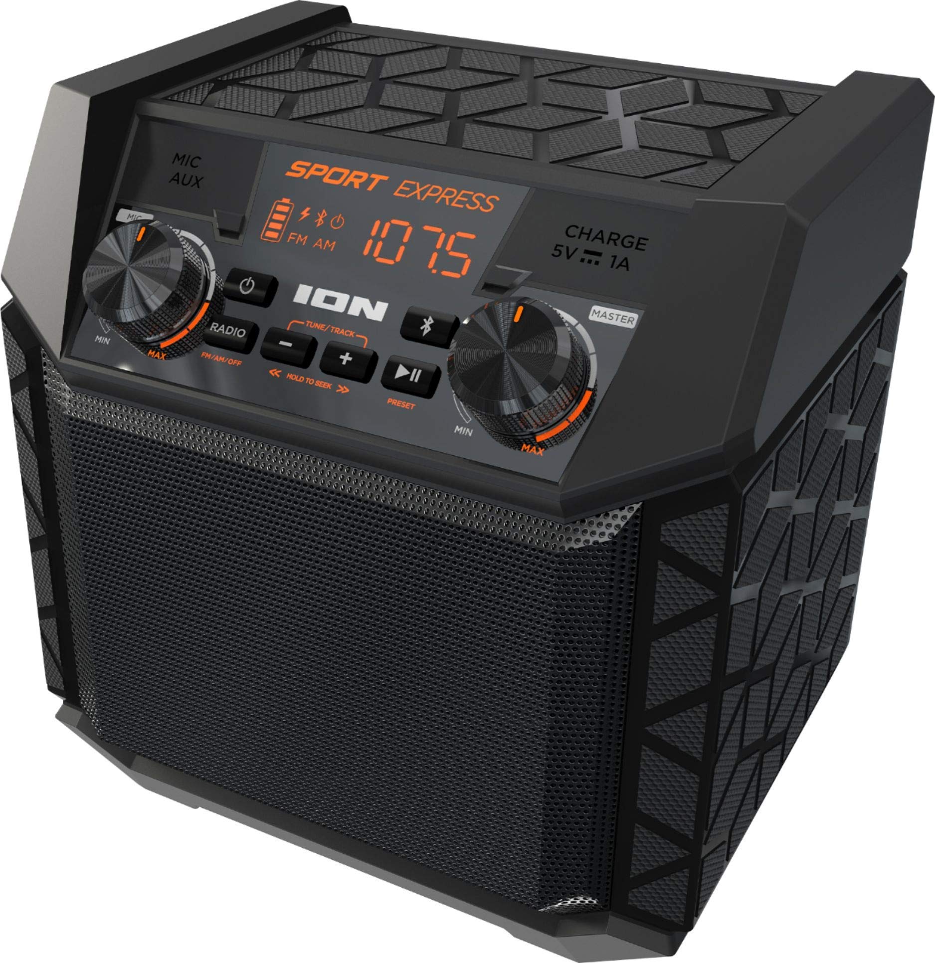 ION Audio Sport Go Tailgate Ultra-Portable Rugged Bluetooth PA Speaker System (Renewed)