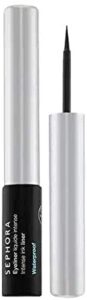 sephora collection intense felt-tip liquid waterproof eyeliner 01 - satin deep black