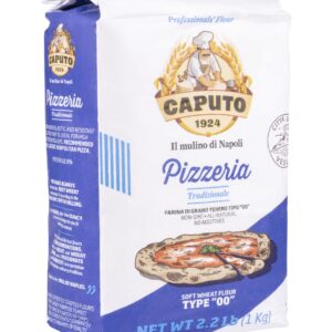 Antimo Caputo Pizzeria 00 Flour (Blue) 2.2 LB - Pack of 2 (Total 4.4 LBS)