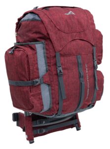 alps mountaineering rock 34l, heather red/gray, 34 liters