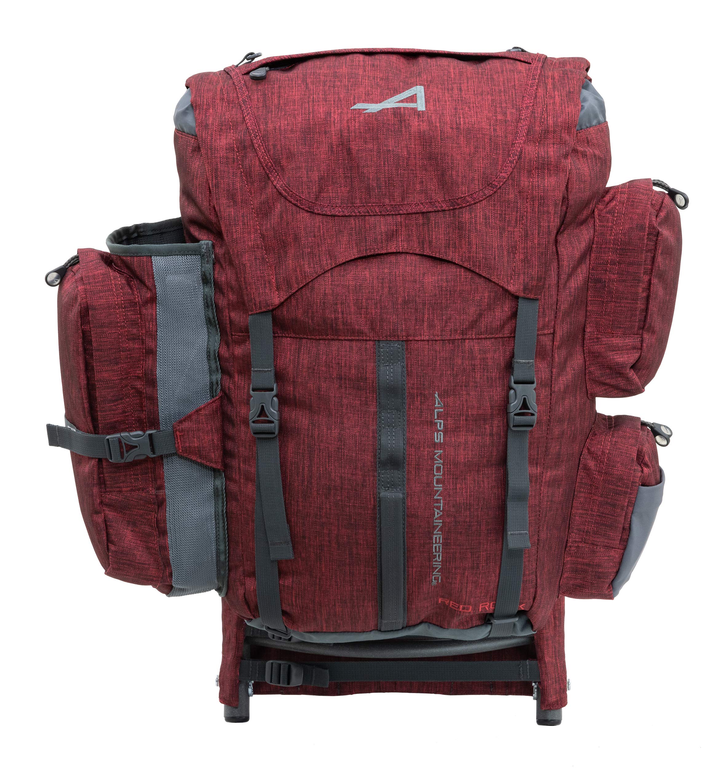 ALPS Mountaineering Rock 34L, Heather Red/Gray, 34 Liters