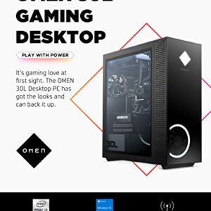 OMEN 30L Gaming Desktop PC, NVIDIA GeForce RTX 3080 Graphics Card, 10th Generation Intel Core i9-10850K Processor, 32 GB RAM, 1 TB SSD and 2 TB Hard Drive, Windows 10 Home (GT13-0092, 2020)