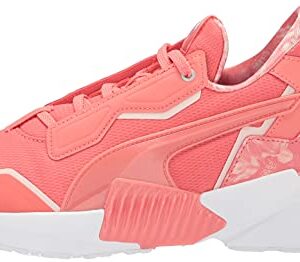 PUMA Women's PROVOKE XT Sneaker, Georgia Peach-Puma White, 8.5