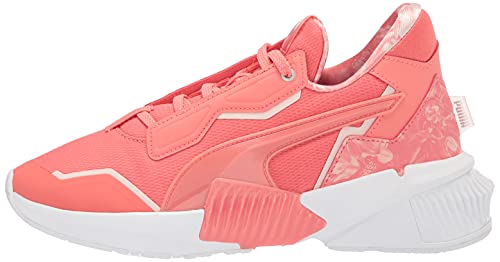 PUMA Women's PROVOKE XT Sneaker, Georgia Peach-Puma White, 8.5