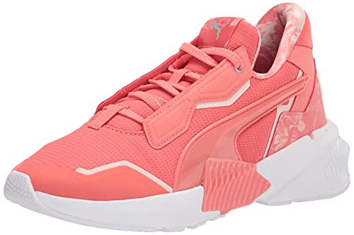 PUMA Women's PROVOKE XT Sneaker, Georgia Peach-Puma White, 8.5