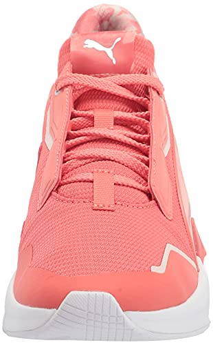 PUMA Women's PROVOKE XT Sneaker, Georgia Peach-Puma White, 8.5