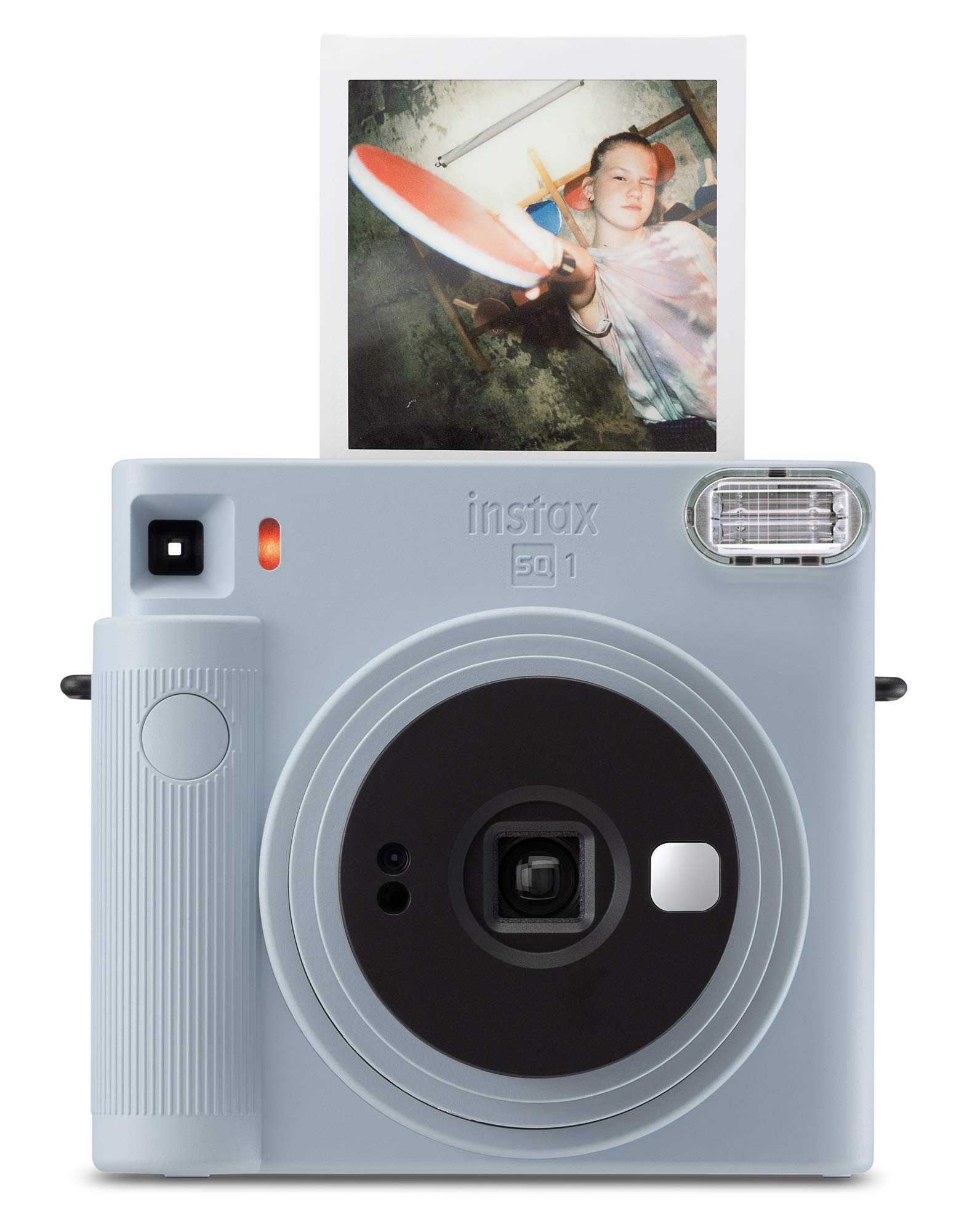 Fujifilm Instax Square SQ1 Instant Film Camera, Glacier Blue Bundle with Instax Square Film, White (20 Exposures)