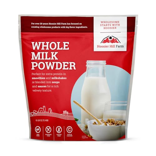 Hoosier Hill Farm Whole Milk Powder, 6LB (Pack of 1)