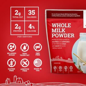 Hoosier Hill Farm Whole Milk Powder, 6LB (Pack of 1)